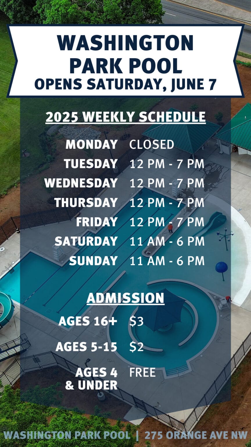 New Washington Park Pool Opening June 7 - Roanoke Parks And Recreation